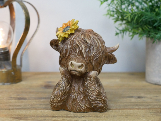 Highland Cow Bust