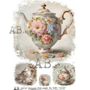 AB Studios Rice Paper A4 - 0032 Vintage Story