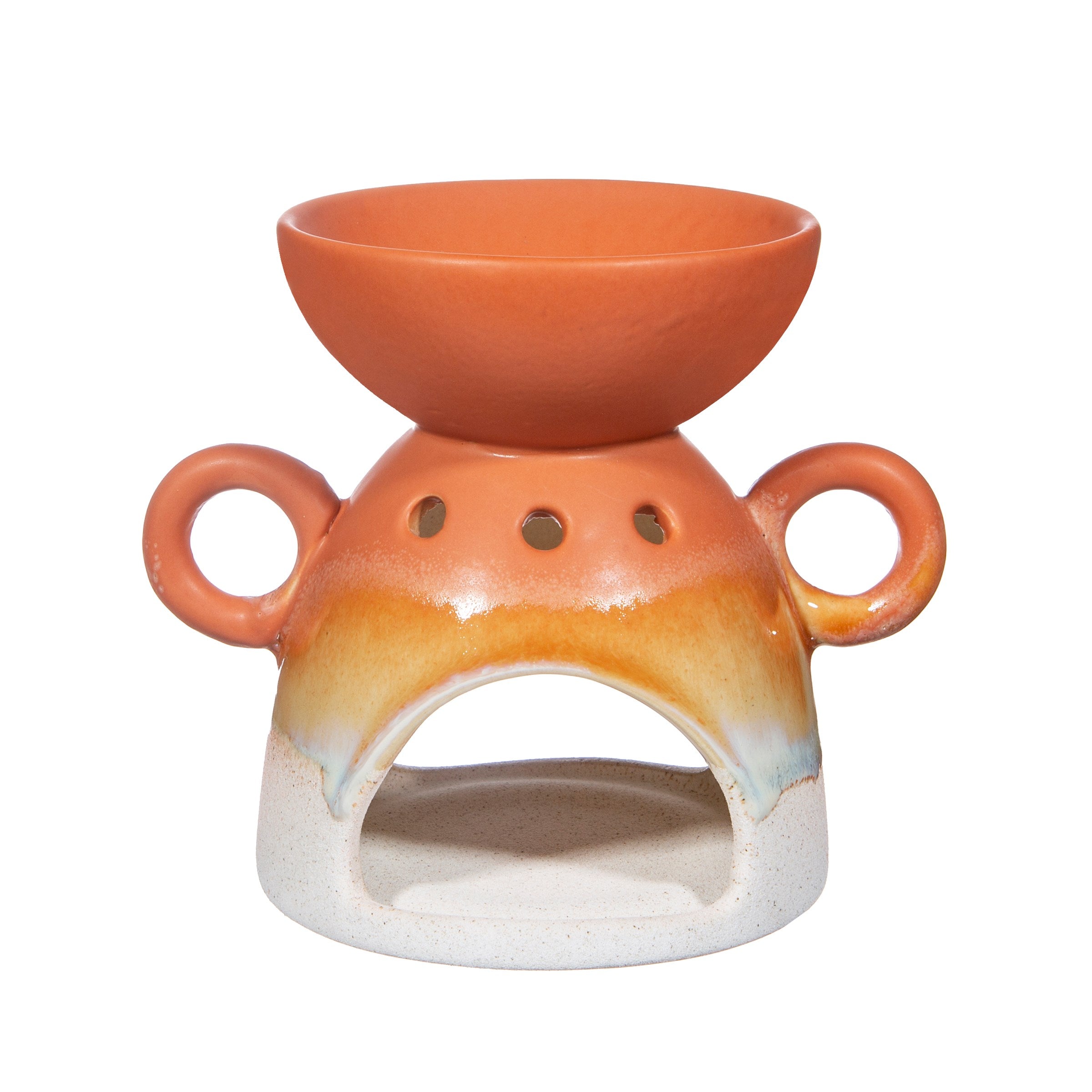 Mojave Terracotta Glazed Oil Burner