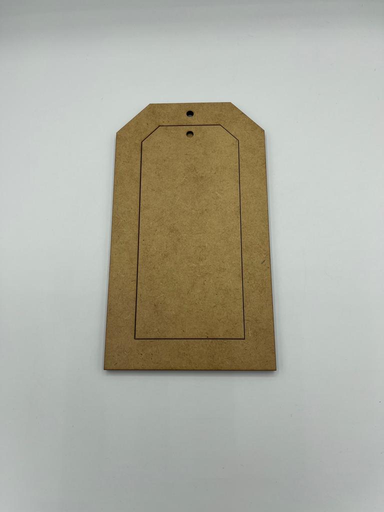 HDF Decoupage Base - Gift Tag/ Label in Various Sizes